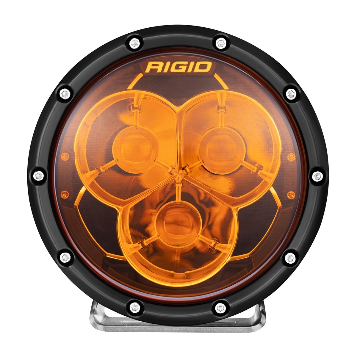 Rigid 360-Series 6 Inch Laser Amber PRO with Precision Spot Optics and ...