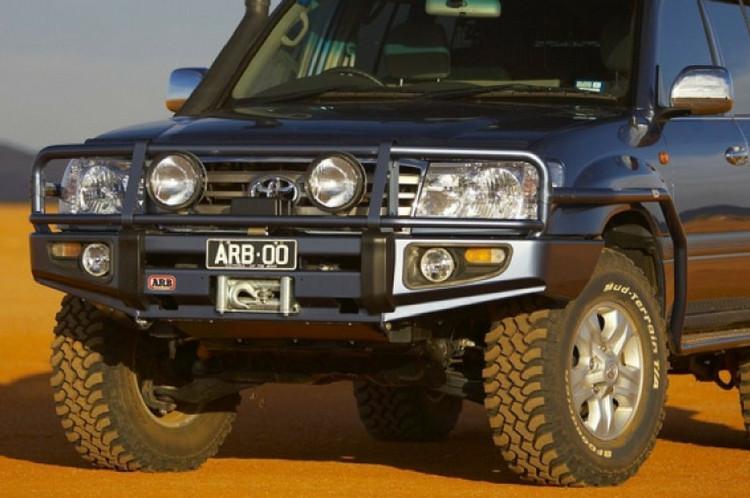 ARB 3415150 Toyota Land Cruiser 2012-2015 Deluxe Front Bumper 200 Seri ...