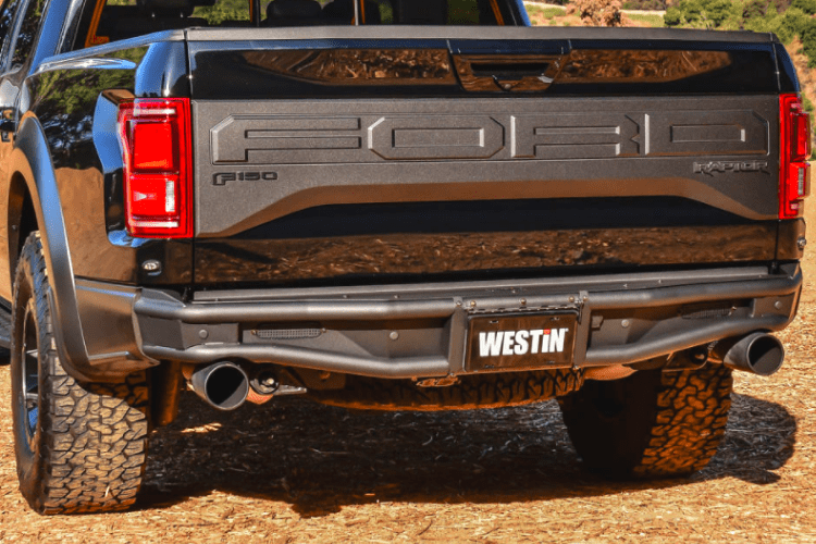 Westin 58-82025 Ford F150 Raptor 2017-2020 Outlaw Rear Bumper | BumperStock