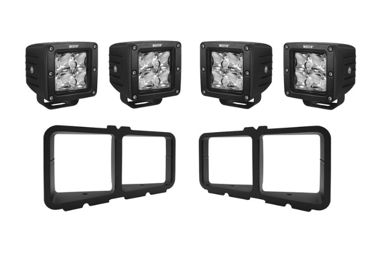 Westin 58-9915 Outlaw/Pro-Mod HyperQ B-Force LED Light Kit Square ...