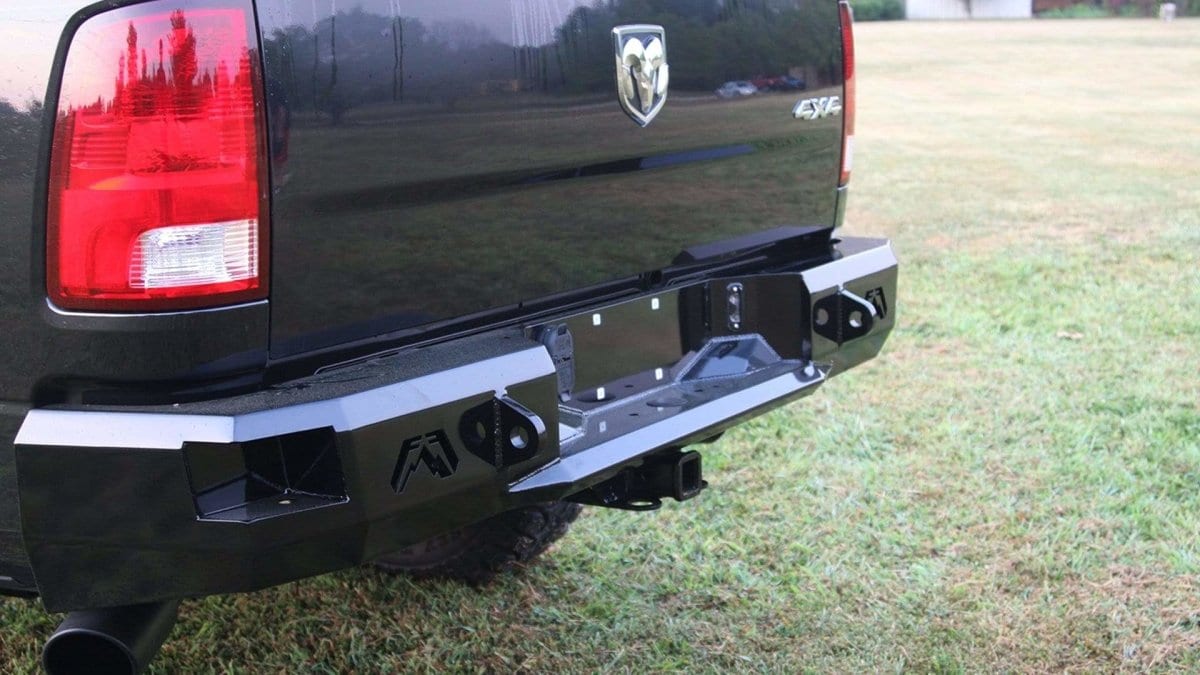 Fab Fours DR09 W2950 1 Premium Dodge Ram 1500 Rear Bumper 2009 2018