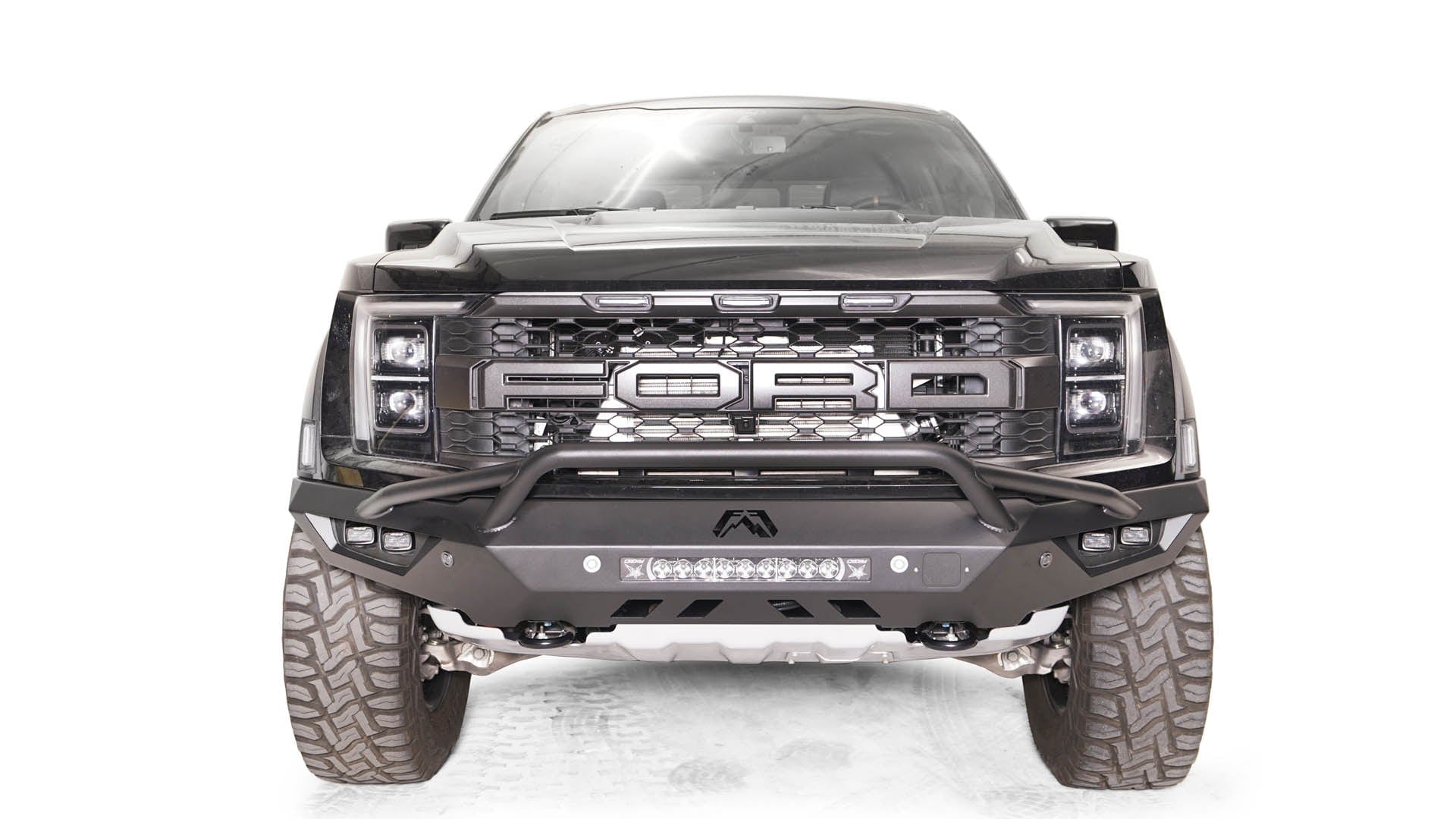 Fab Fours FR21-D5352-1 Ford Raptor 2021-2022 Vengeance Front Bumper Pre ...