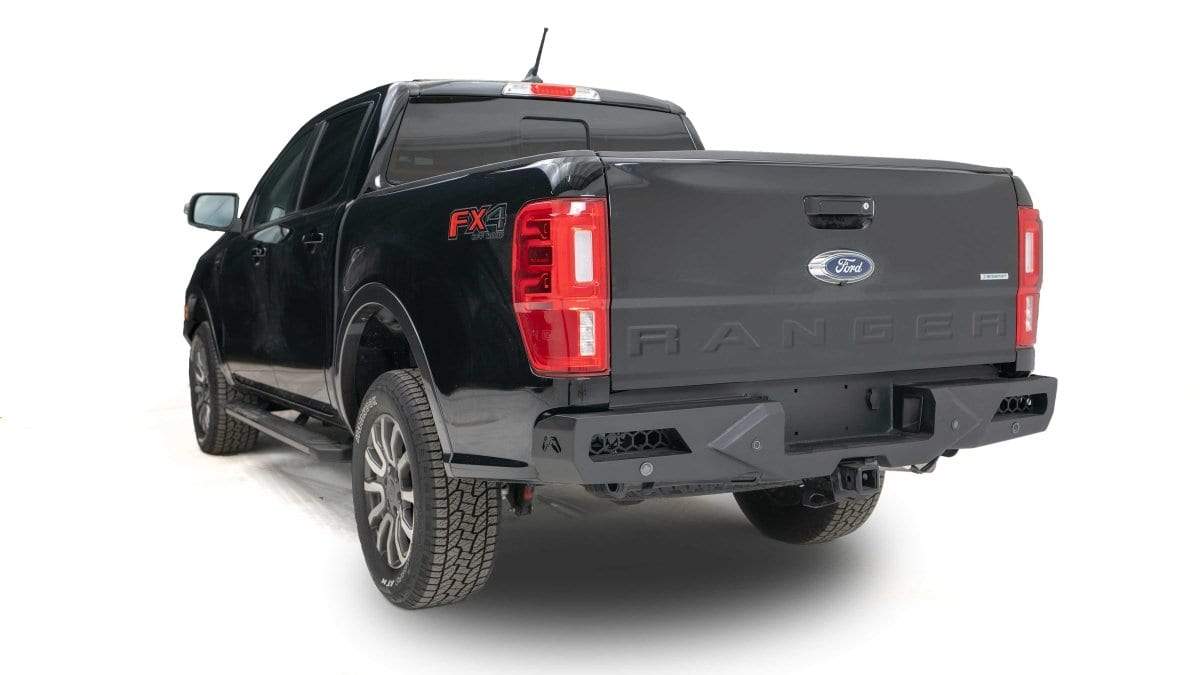 Fab Fours FR19-E4851-1 2019-2023 Ford Ranger Rear Bumper, Bumperstock