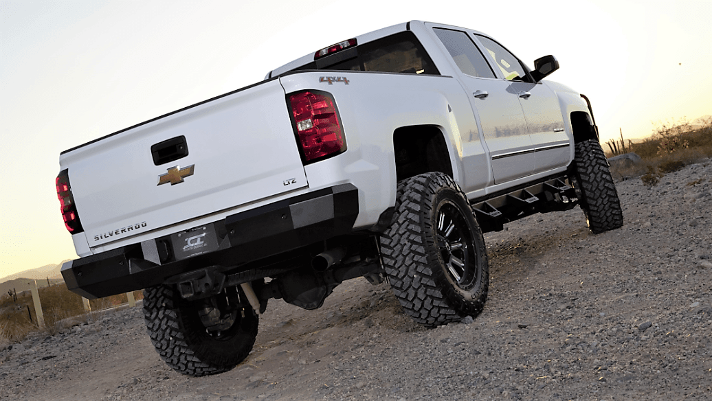 ICI AL-RBM95CHN 2014-2018 Alumilite Chevy Silverado 1500 Rear Bumper ...
